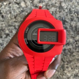 Diesel | Accessories | Diesel Red Watch Stylish | Poshmark